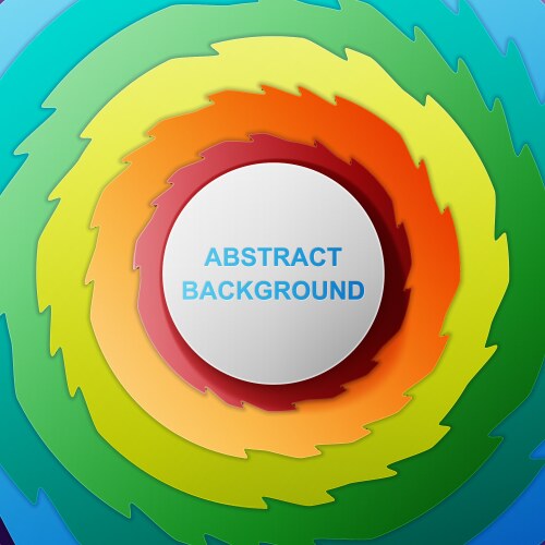 Abstract 3d paper cut background Royalty Free Vector Image