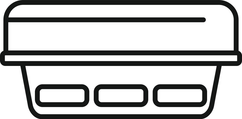 Line art of a plastic bottle Royalty Free Vector Image