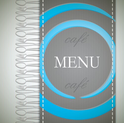 Restaurant menu design with coffee cup on wood Vector Image