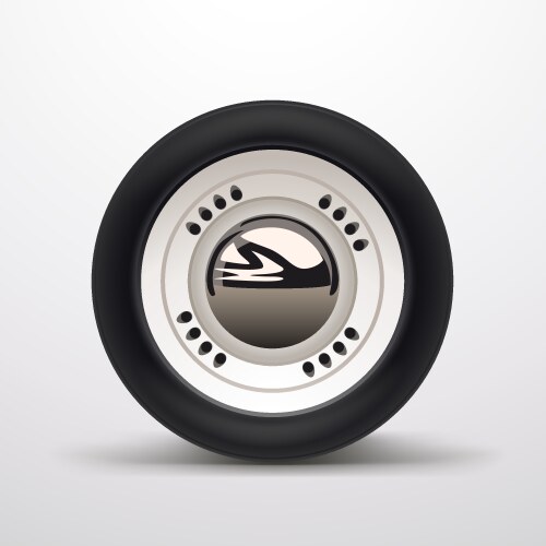 A wheel Royalty Free Vector Image - VectorStock