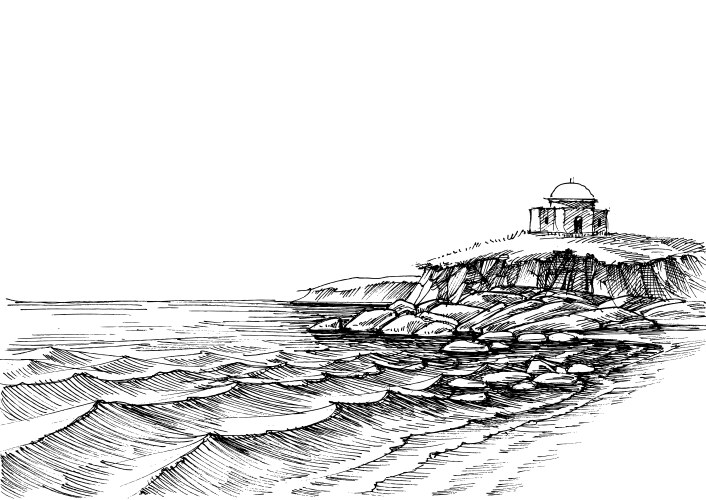 Beach Scene Sketch Vector Images (over 340)