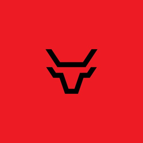 Omega beef logo Royalty Free Vector Image - VectorStock