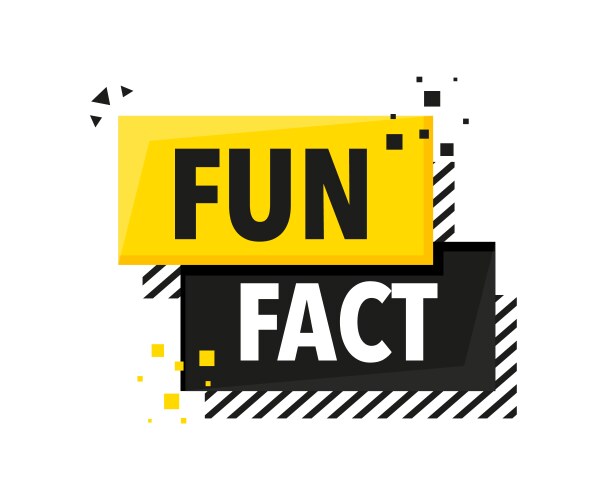 Fun fact announcement megaphone label loudspeaker Vector Image