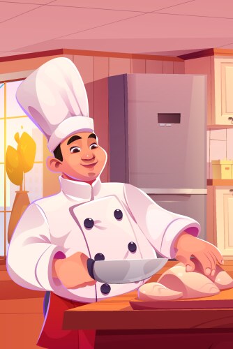 Cartoon Chef Kitchen Vector Images (over 37,000)
