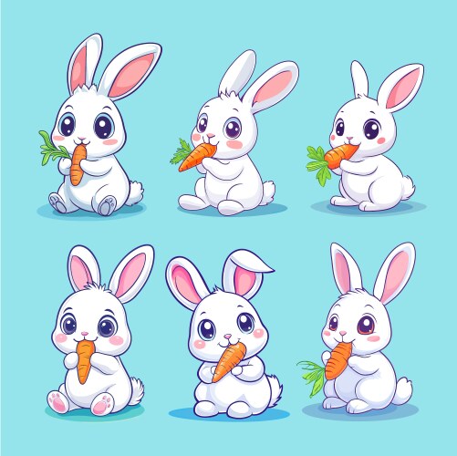 Cartoon Rabbit Eye Vector Images (over 3,600)