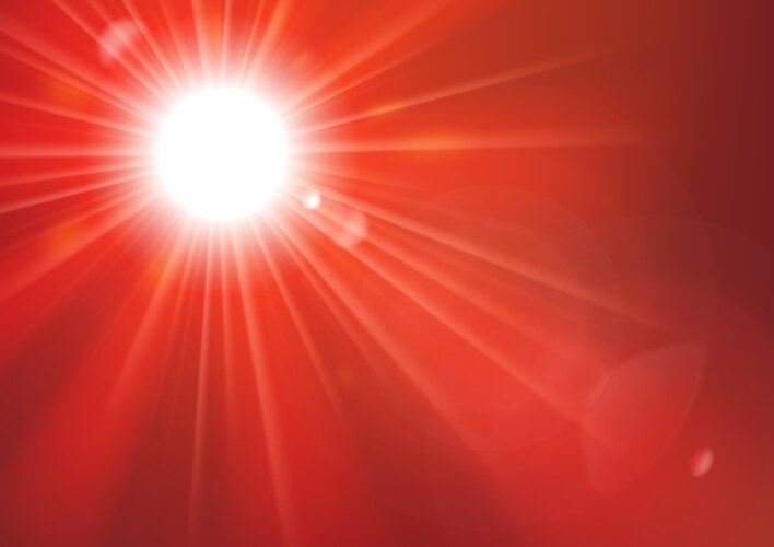 Red lights shining background Royalty Free Vector Image