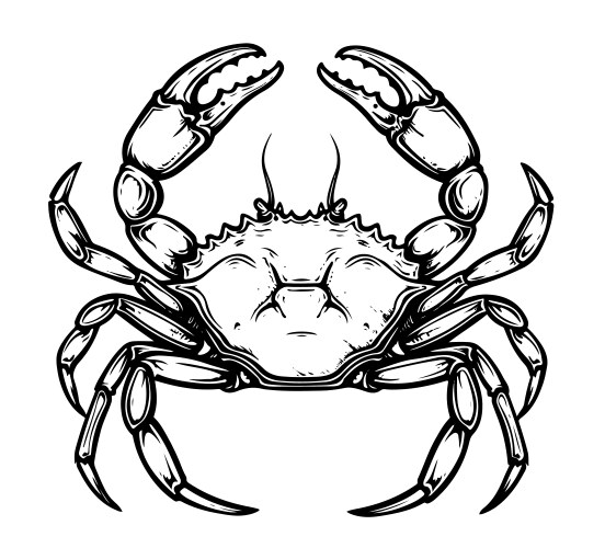 Blue Crab Outline Vector Images (over 790)