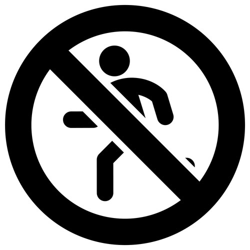 No fishing forbidden sign modern round sticker Vector Image