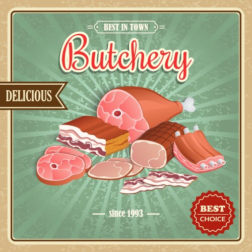 Bbq poster Royalty Free Vector Image - VectorStock
