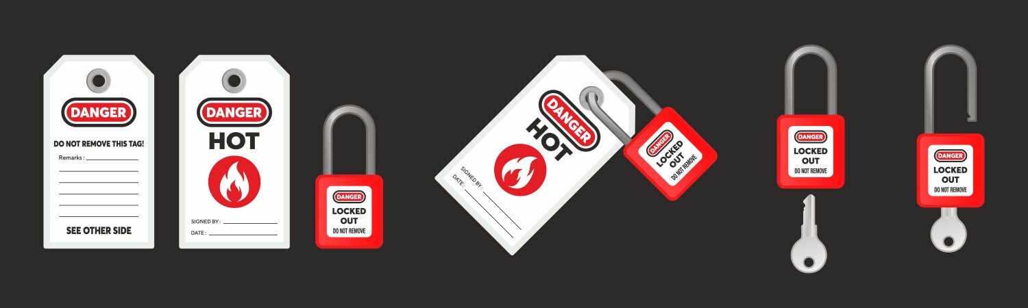 Equipment inspection tag Royalty Free Vector Image