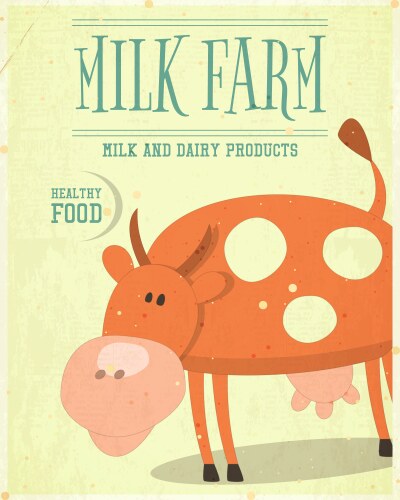 Funny farm animals cartoon Royalty Free Vector Image