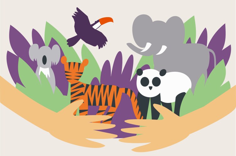 Wild Animals Vector Images (over 730,000)