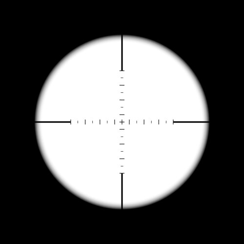 Sniper scope overlay Royalty Free Vector Image