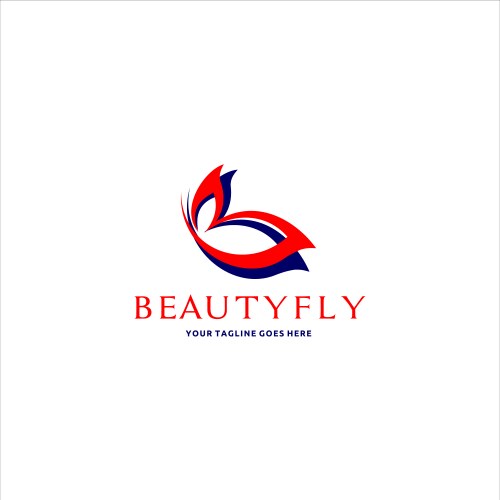 Letter l beauty leaf logo Royalty Free Vector Image