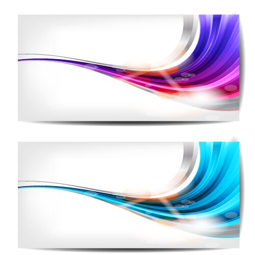 Abstract background with waves and lines Vector Image
