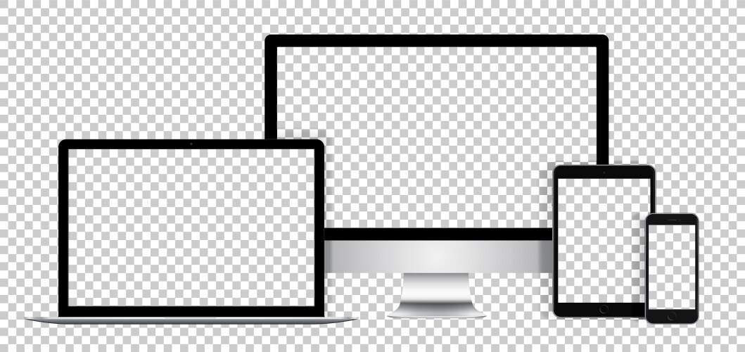 Realistic photo frame set square a3 a4 Royalty Free Vector