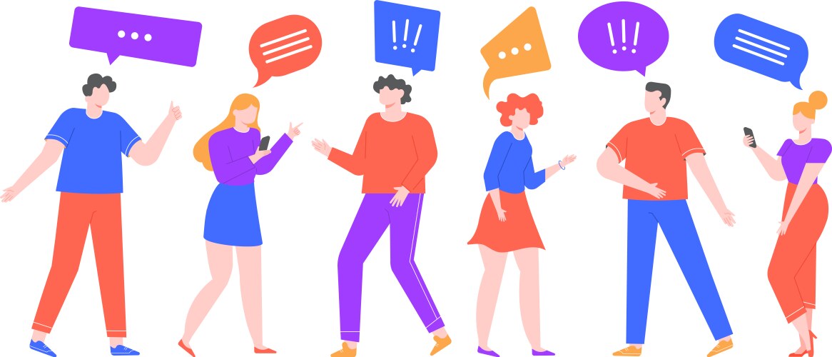 People Communicating Vector Images (over 570,000)