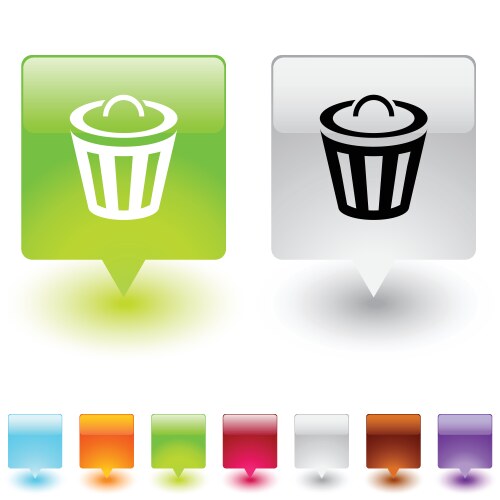 Blue Dustbin Vector Images (over 4,200)