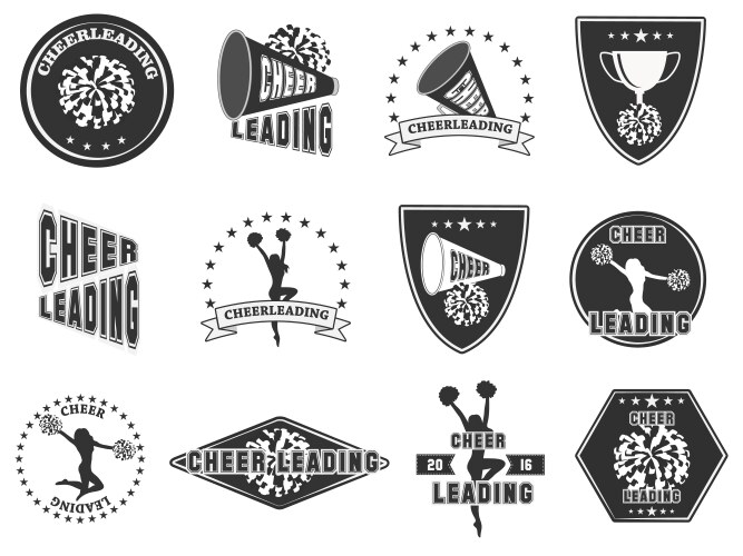 Cheerleading Vector Images & Graphics for Commercial Use | VectorStock