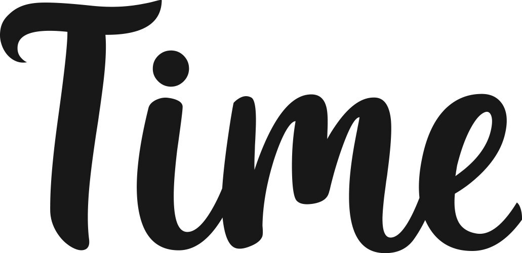 Lettering hi Royalty Free Vector Image - VectorStock