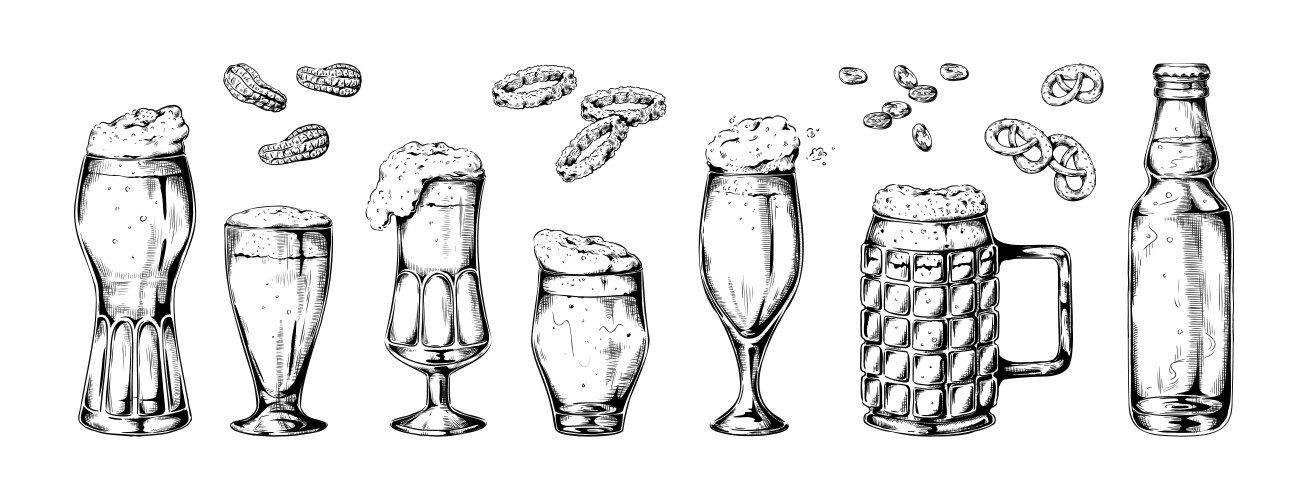 Beer Glass Outline Vector Images (over 26,000)