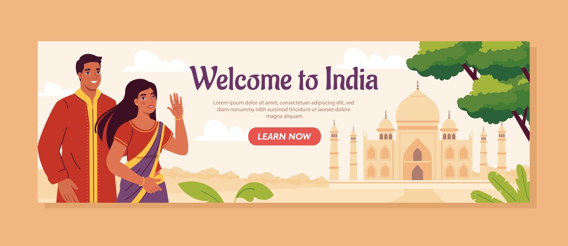 Indian Welcome Woman Vector Images (over 150)