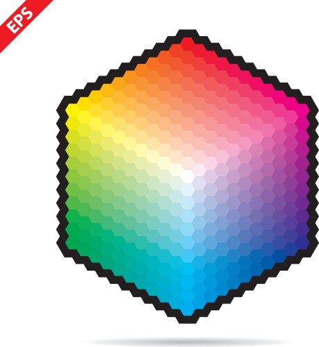 Color palette on a3 format Royalty Free Vector Image