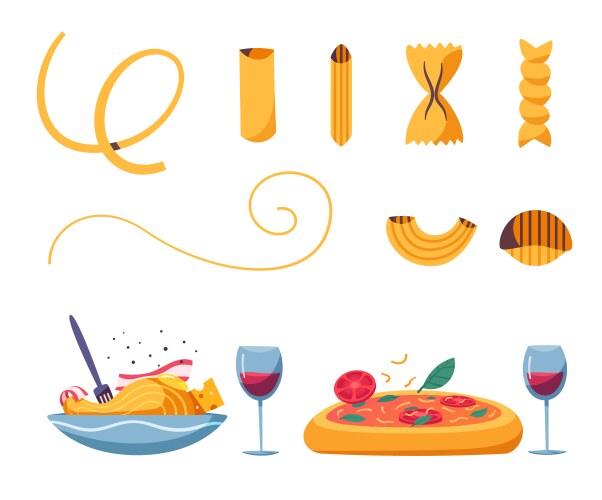 Pasta Cartoon Vector Images (over 7,500)