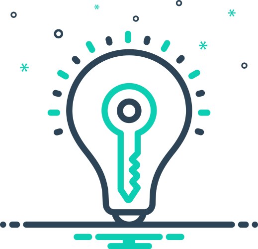 Key idea Royalty Free Vector Image - VectorStock