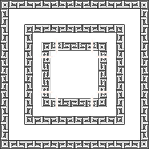 Ancient greek background Royalty Free Vector Image