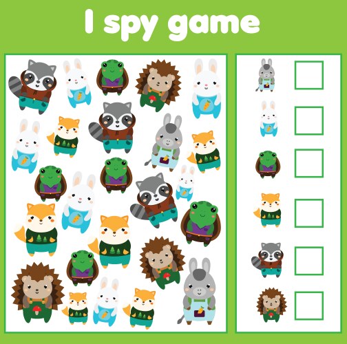 Logic puzzle game for kids find 10 birds hidden Vector Image