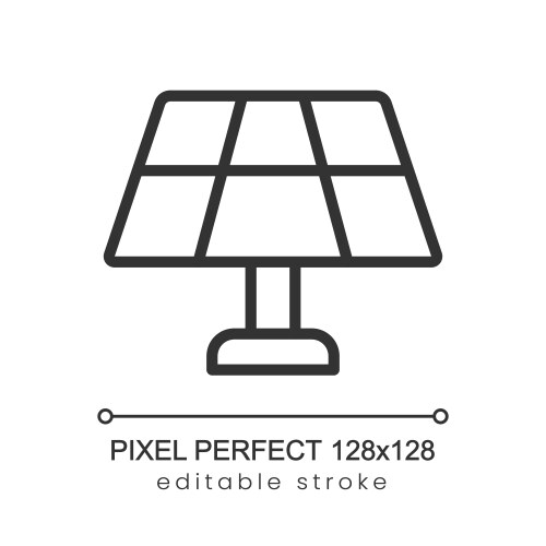 Photovoltaic solar panel icon Royalty Free Vector Image