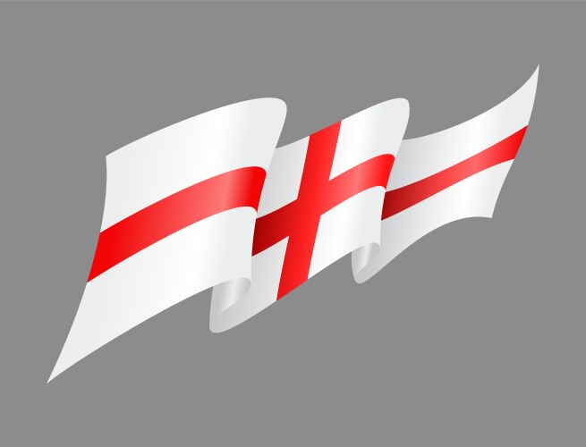 English flag wavy abstract background Royalty Free Vector