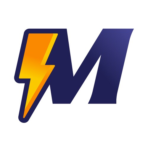 Lightning Bolt Letter M Vector Images (over 130)