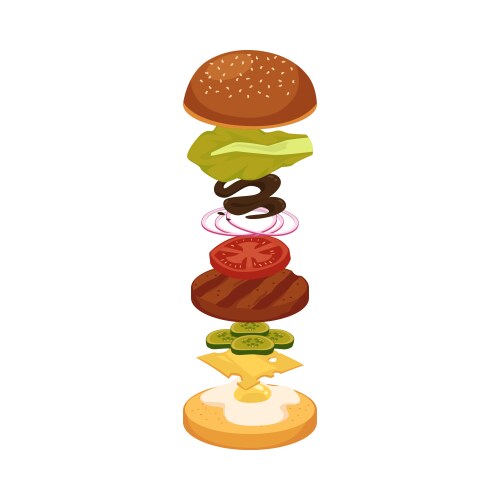Hamburger Parts Vector Images (over 270)
