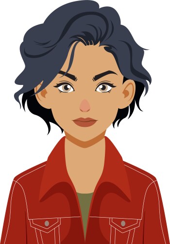 Short Hair Woman Cartoon Vector Images (over 3,300)