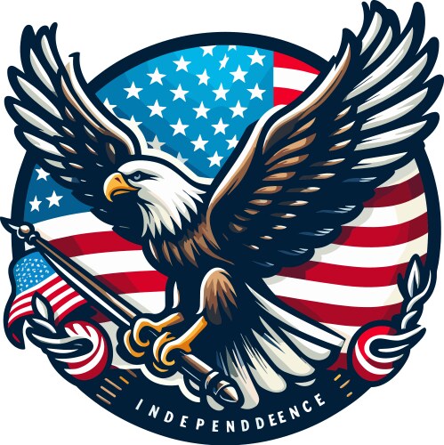 American eagle design with bald eagle like that Vector Image
