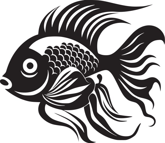 Fighting fish logo Royalty Free Vector Image - VectorStock
