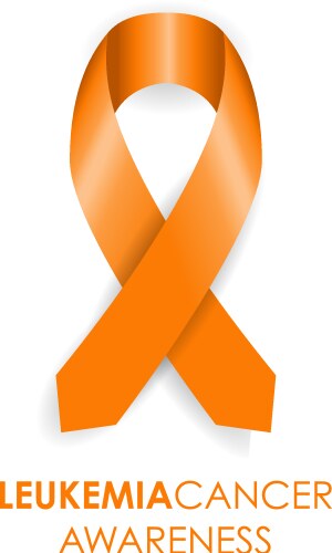 Purple awareness ribbon and shadow Royalty Free Vector Image