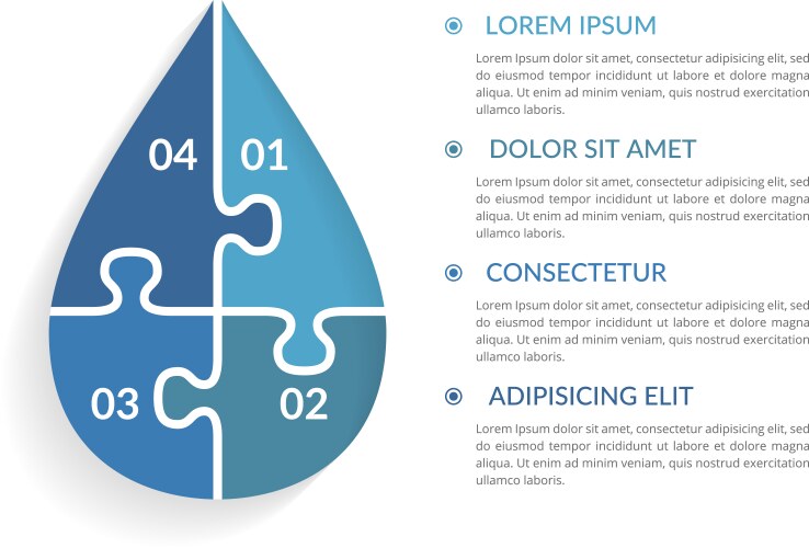 Water infographics Royalty Free Vector Image - VectorStock