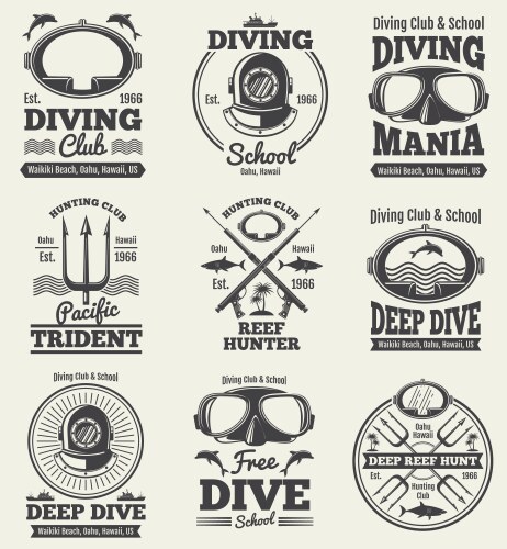 Scuba Diving Logo Vector Images (over 3,900)