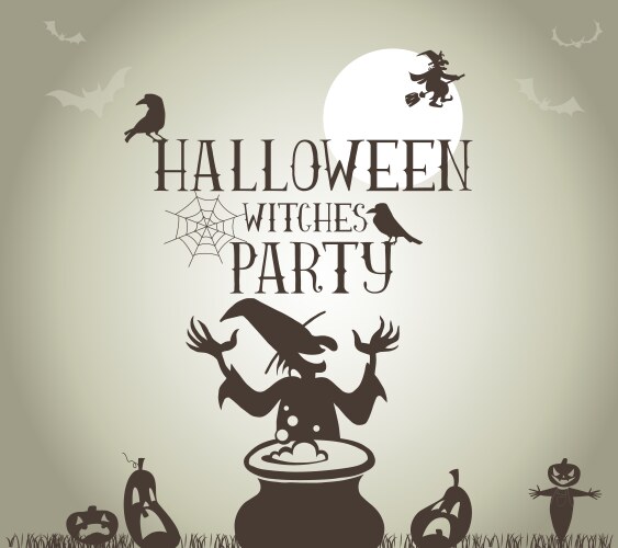 Halloween menu template Royalty Free Vector Image