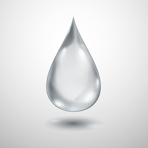 Water drop Royalty Free Vector Image - VectorStock