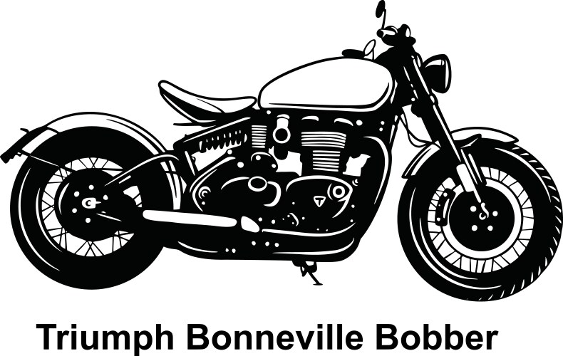 Triumph Motorcycle Vector Images (75)