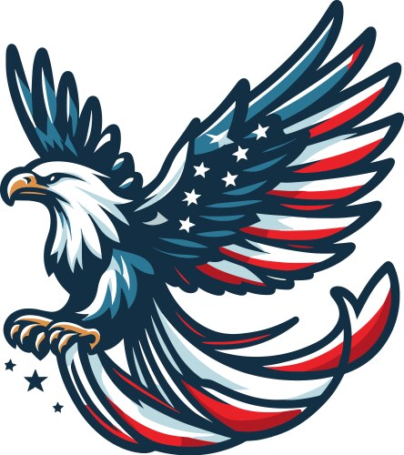 American eagle design with bald eagle like that Vector Image
