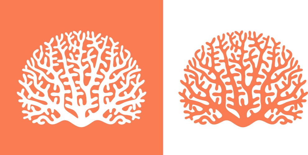 Coral reefs set Royalty Free Vector Image - VectorStock