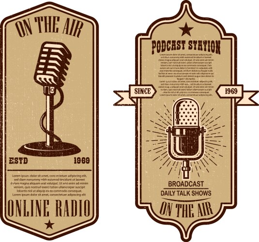 Classic Radio Logo Vector Images (over 2,500)