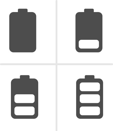 Remove battery icon Royalty Free Vector Image - VectorStock