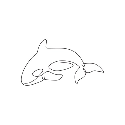 Orca Outline Vector Images (over 520)