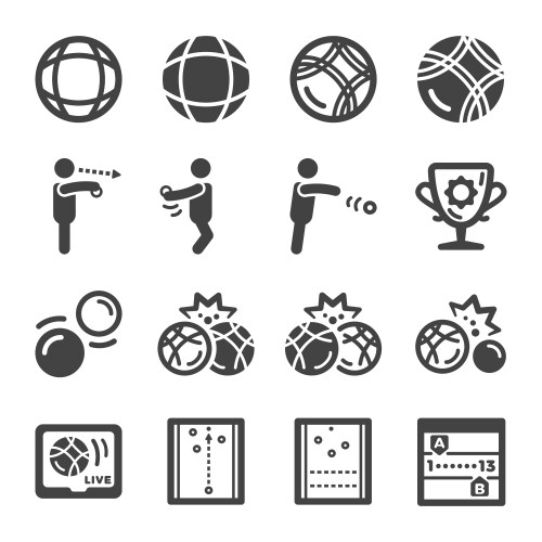 Bocce ball Vector Images & Graphics for Commercial Use | VectorStock
